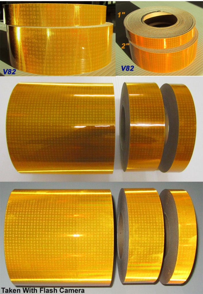 Oralite (Reflexite) V82 & V92 Yellow School Bus Reflective Tape ...